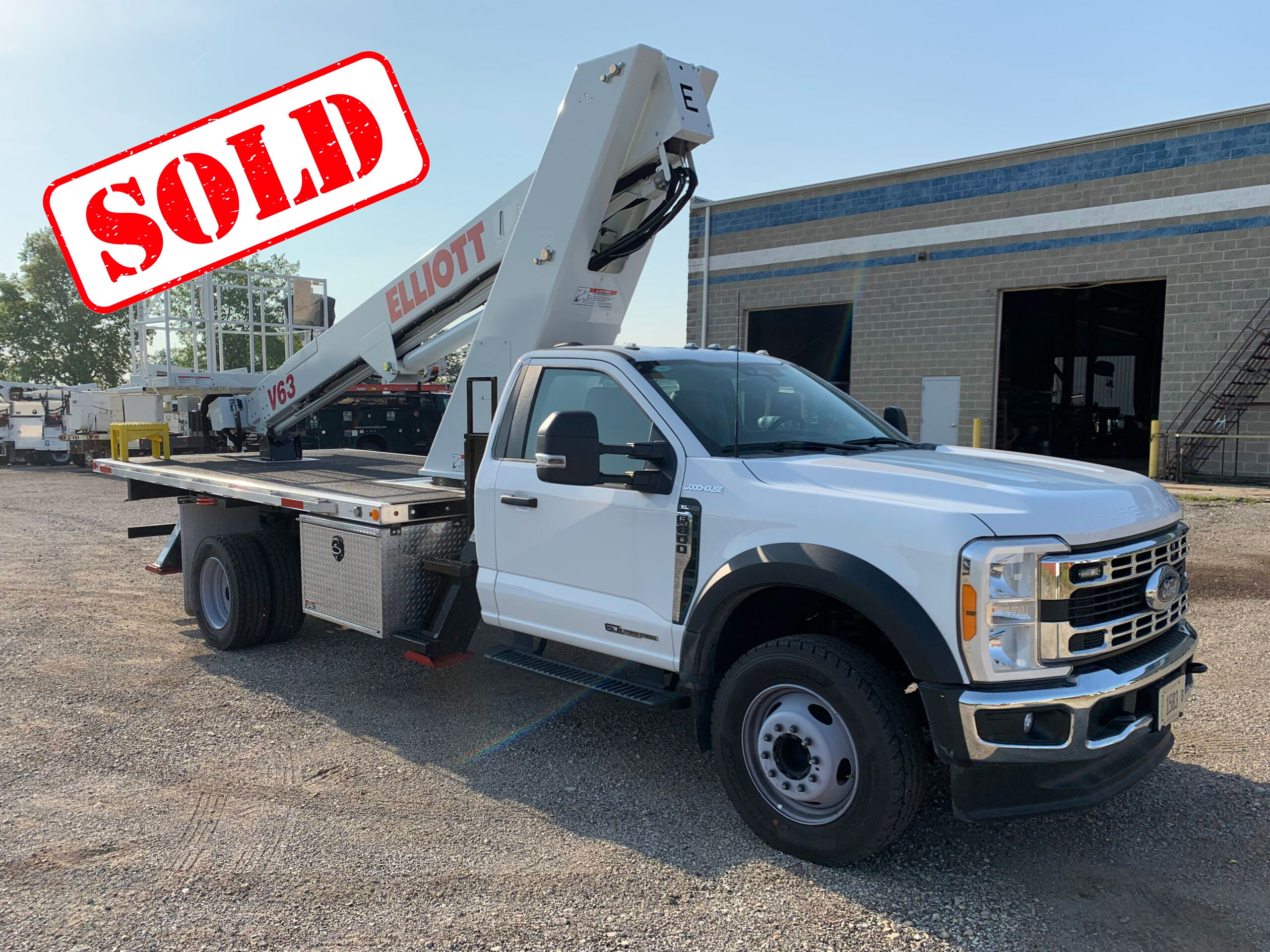 2 New Ford F-600 Bucket Trucks w 63' Elliott Aerials Sales, Service ...