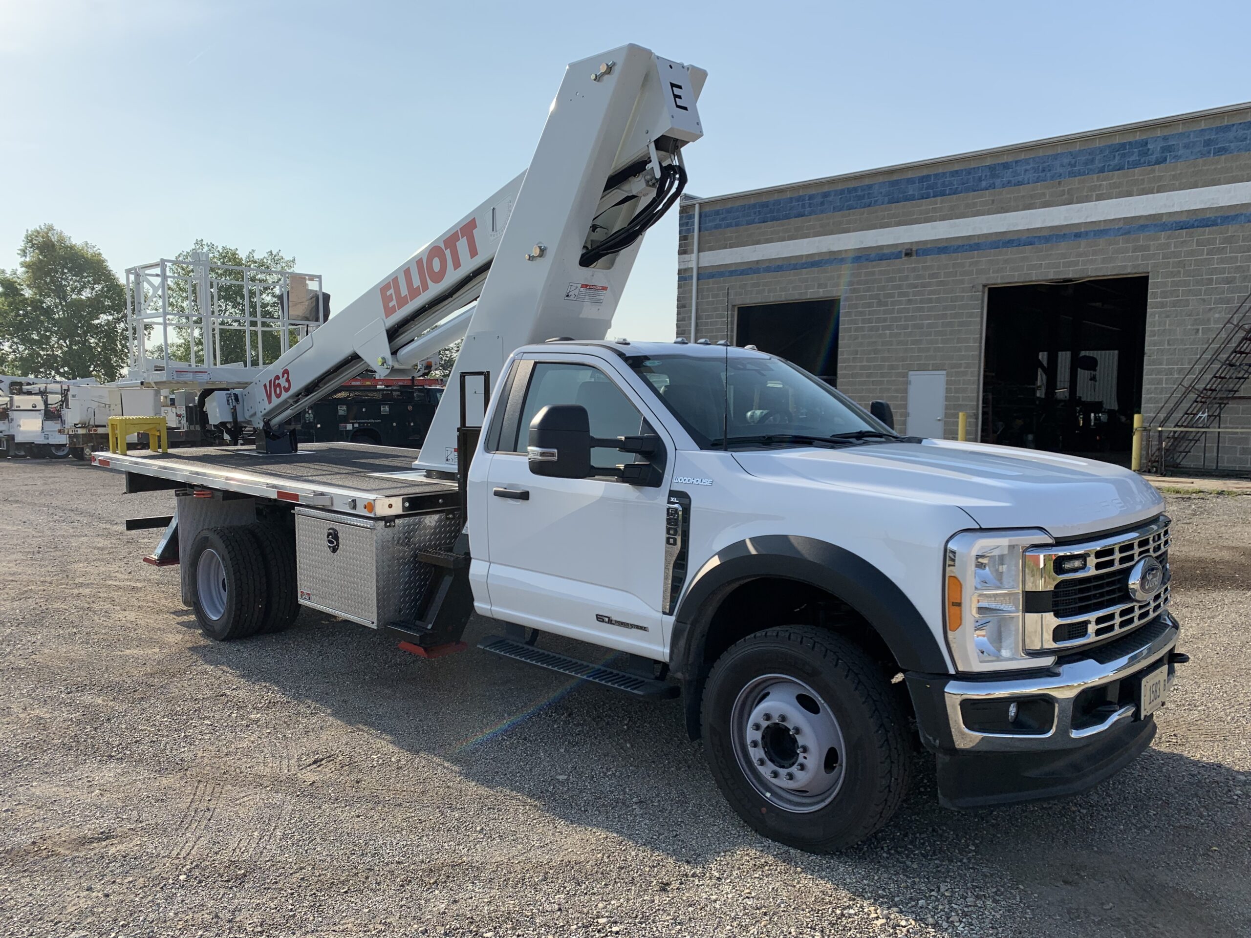 2 New Ford F-600 Bucket Trucks w 63' Elliott Aerials Sales, Service ...